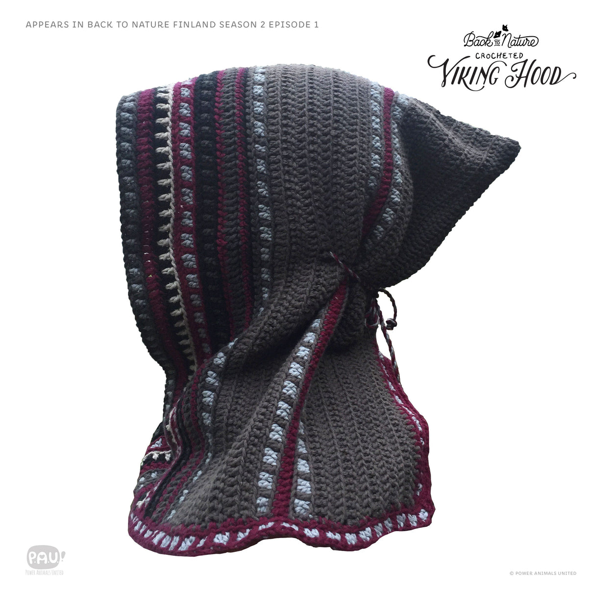 Viking Hood Back to Nature - DIY crocheting pattern (digital download ...